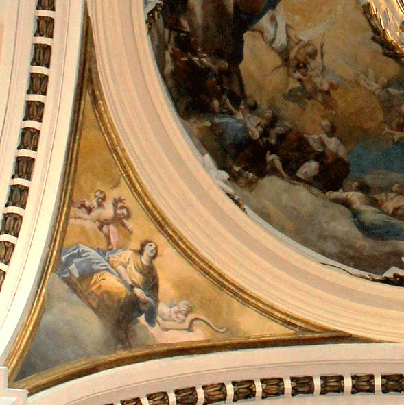 zaragozacool: El Pilar: pechinas de Goya