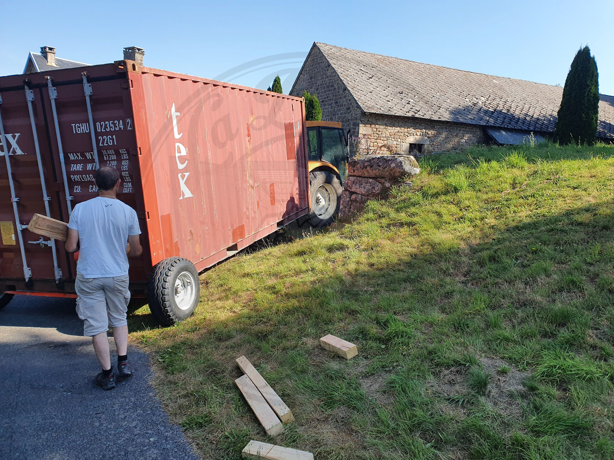 Kit Roues Container Maritime 20 & 40ft Shipping Container Wheels Kit