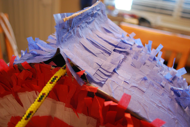 Sunshine and a Summer Breeze: DIY Captain America Shield Pinata