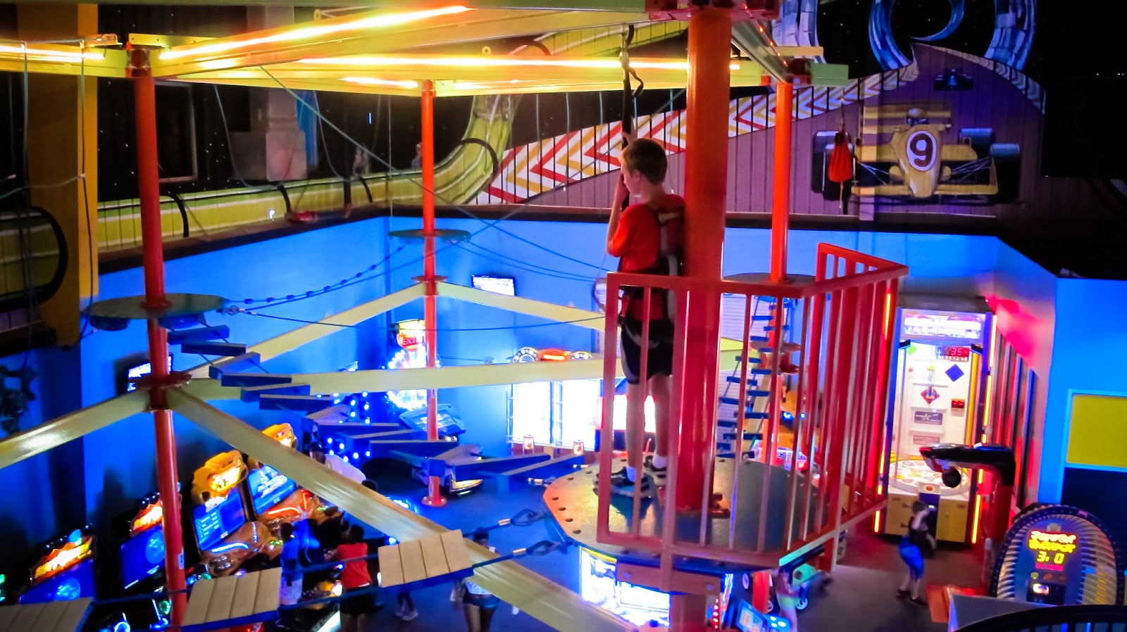 Days To Remember: Andretti Ropes Course & Laser Tag