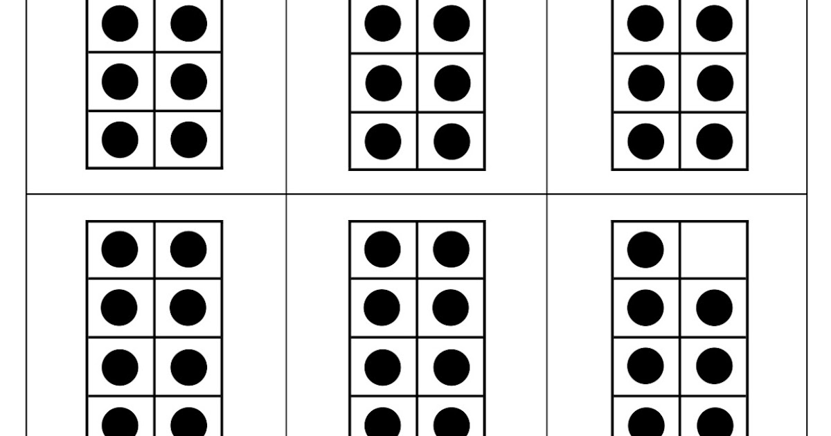 Power of Ten Printable Cards