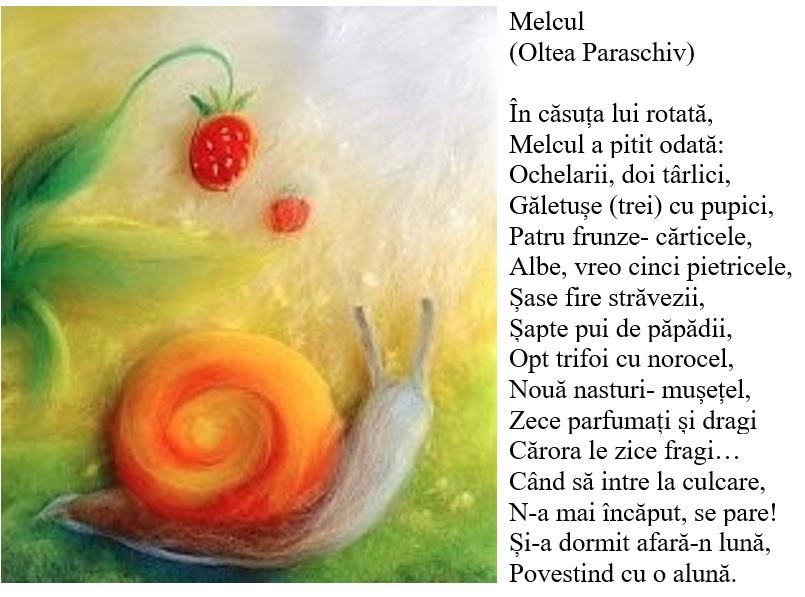 Doamna Fagilor: Melc- melcușor- melcuDOR