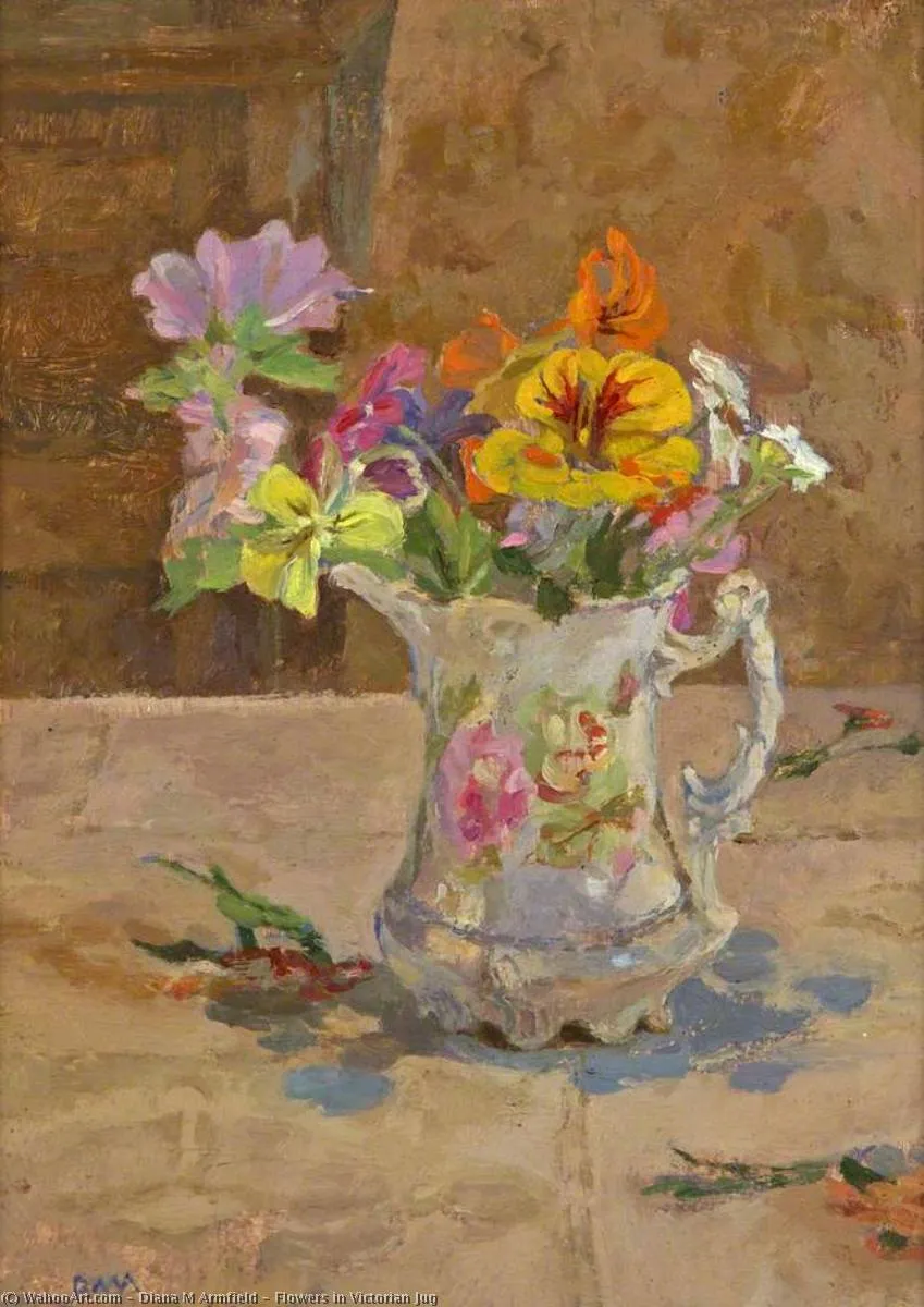 Diana Armfield RA, 1920 | Centenarian painter of Flowers / Landscapes ...