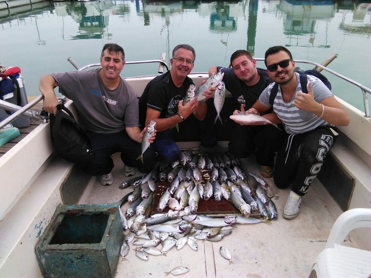 Pesca en la bahia de Cadiz