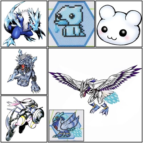 [Linhas Evolutivas] Blucomon from Crescemon ~ MEU×DIGIMON
