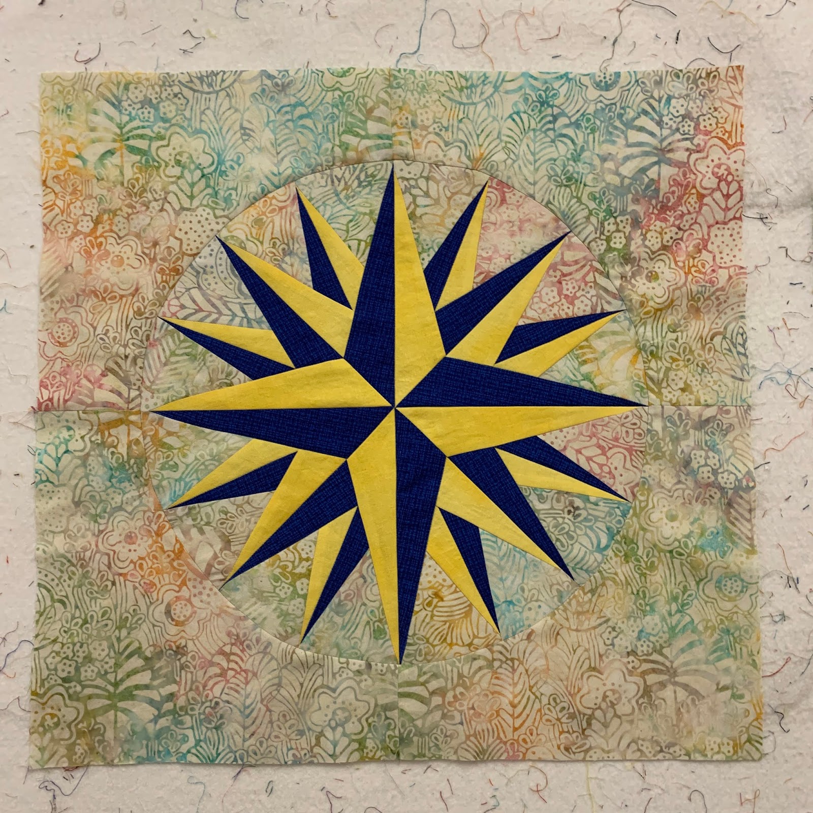 My Joyful Journey: Mariner's Compass Background