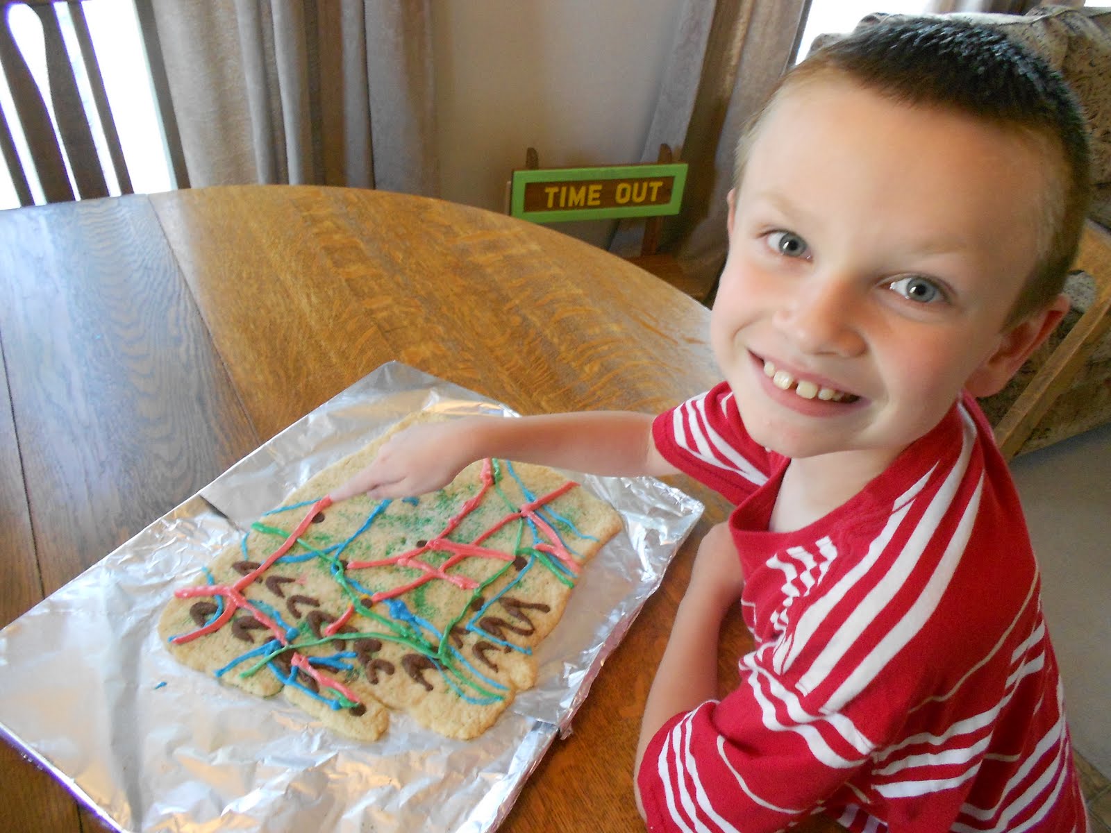 Almost Unschoolers: Cookie Road Map