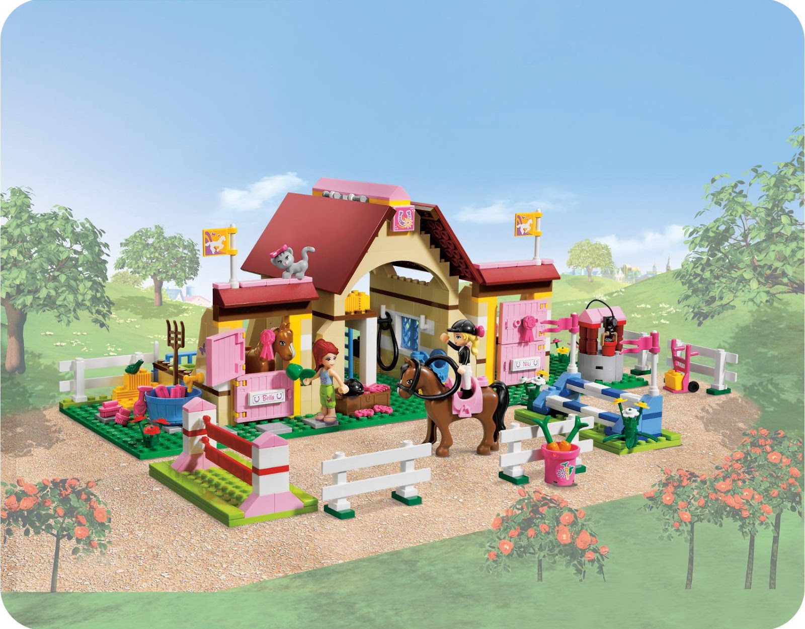 onetwobrick16: LEGO set database: set database: LEGO 3189 heartlake stables