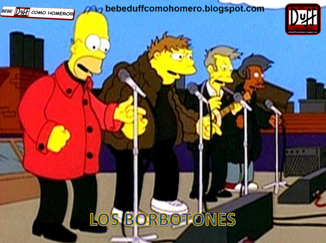 BEBE DUFF COMO HOMERO: LOS BORBOTONES
