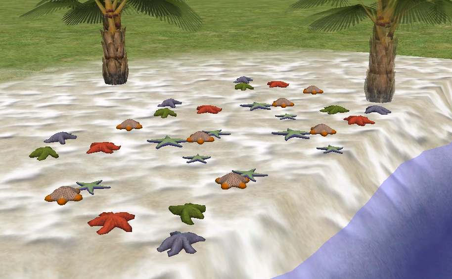 TheNinthWaveSims: The Sims 2 - Island Paradise Starfish for The Sims 2