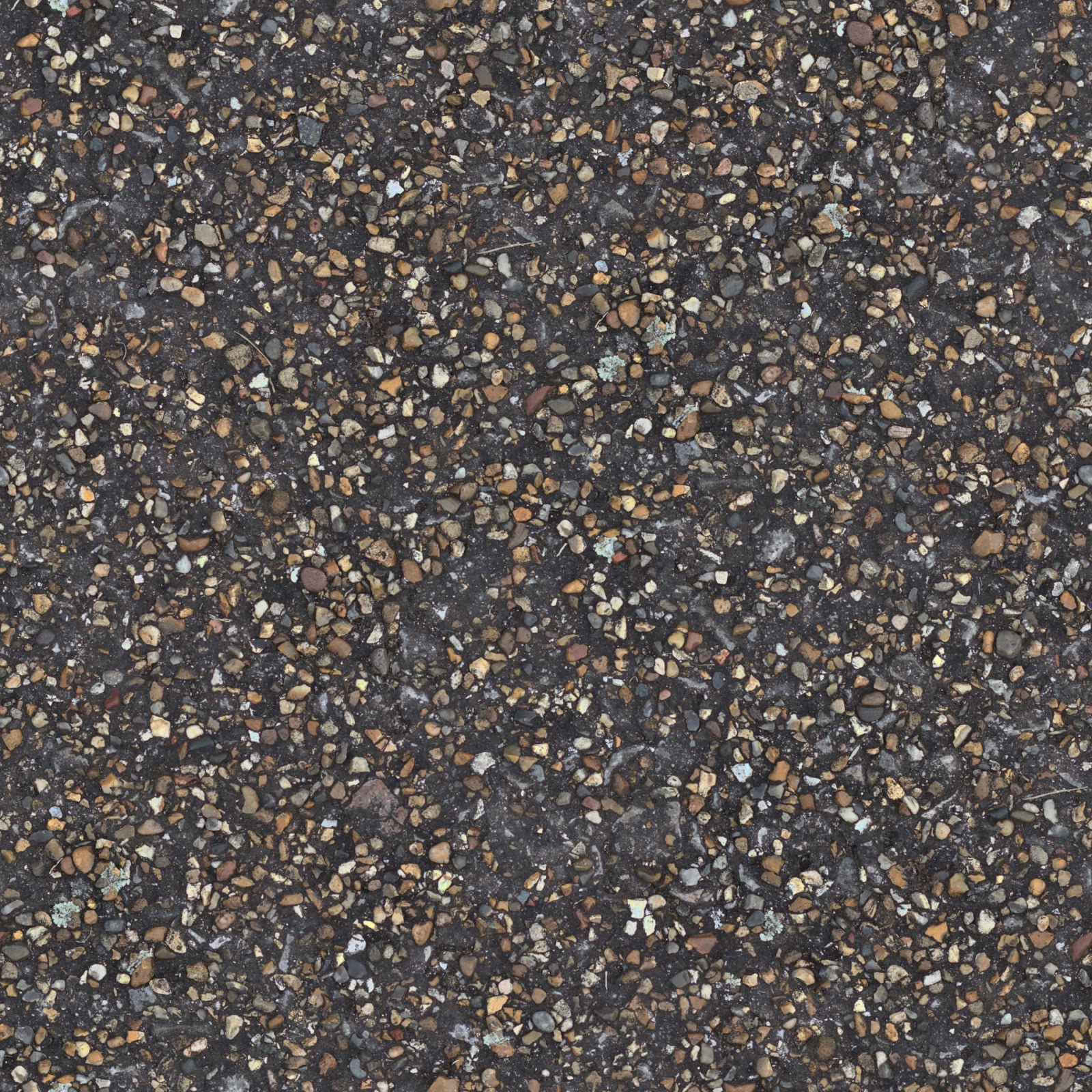 HIGH RESOLUTION TEXTURES: Seamless concrete pebble stone walkway texture