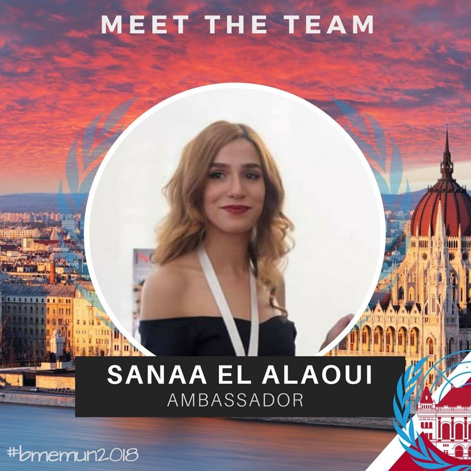 Cinema and Movies.: Sanaa El Alaoui , Ambassador of Mun.