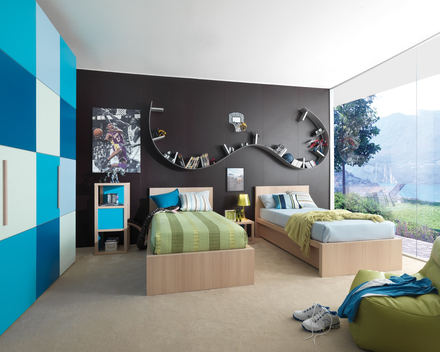 Dormitorios para Adolescentes Color Azul | Ideas para decorar, diseñar ...