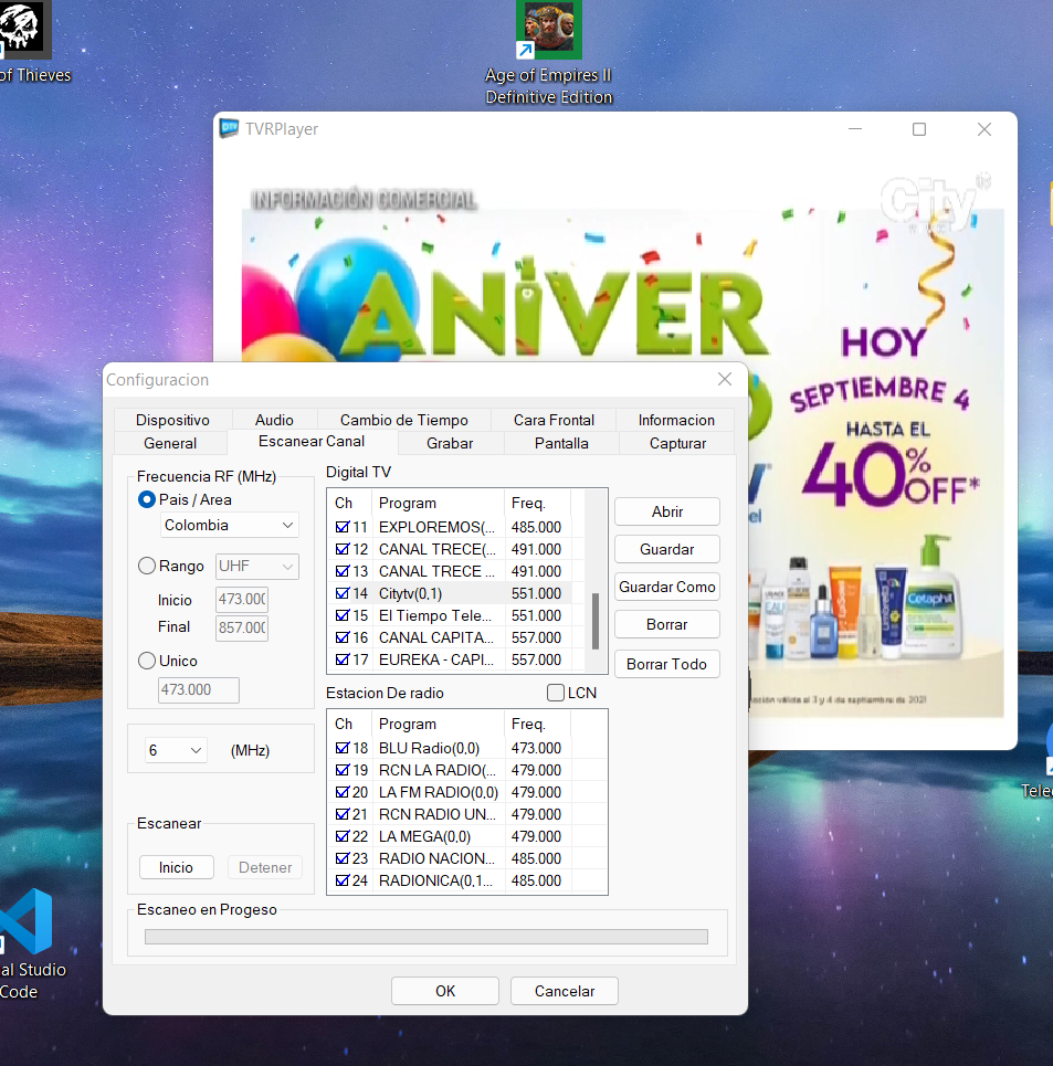 Instrucciones para sintonizar Gratis TDT en Colombia desde el ...