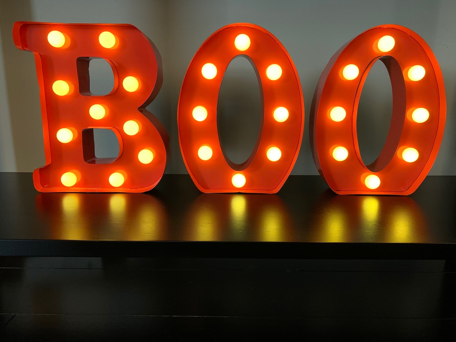 BOO Marquee Letters | A Very Sweet Blog