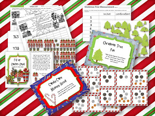 2nd Grade Pad: Santa's Math Stations FREEBIE