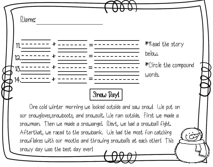If you download the preview - you'll find the compound word freebie there.