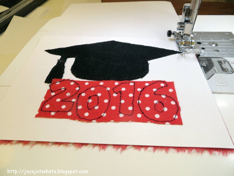 Joy's Jots, Shots & Whatnots: Paper Guided Stitched Graduation Card