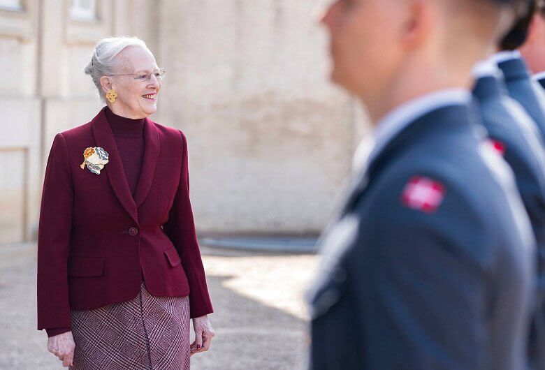 Queen Margrethe received newly appointed officers of Armed Forces