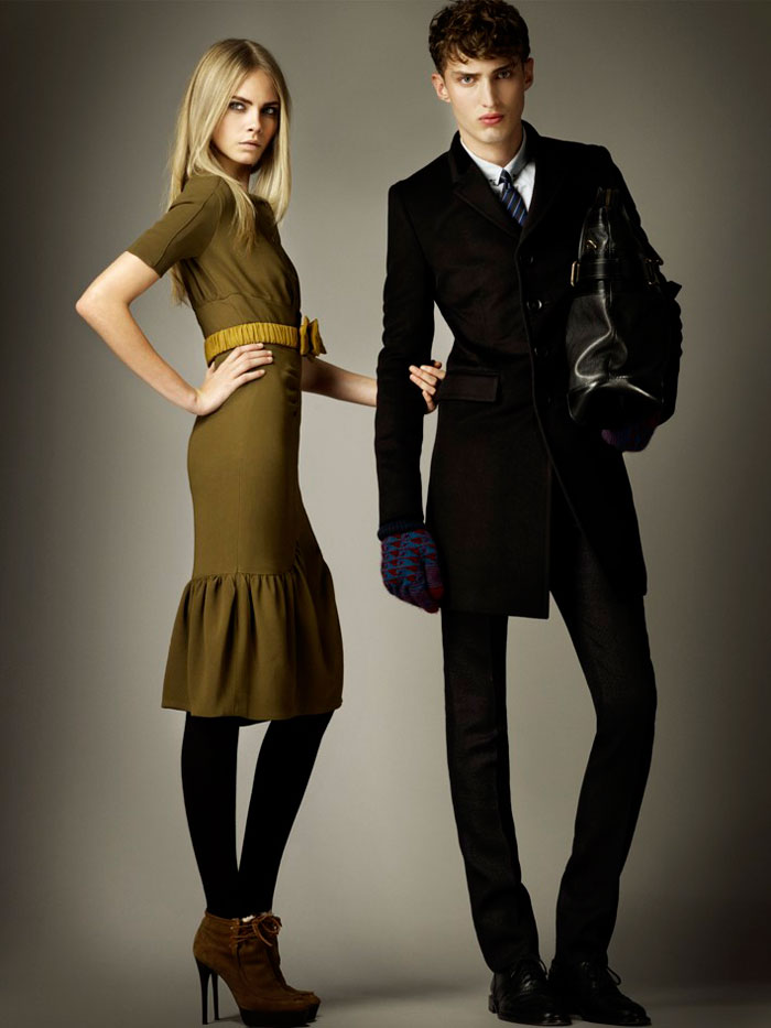 Smartologie: Burberry Pre-Fall 2012 Collection - Model: Cara Delevingne