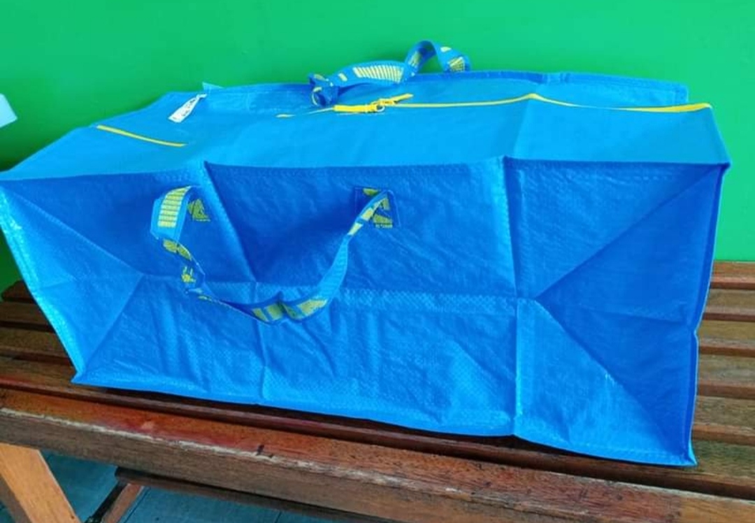 BARANG KELENGKAPAN RUMAH ANDA: BEG BIRU IKEA