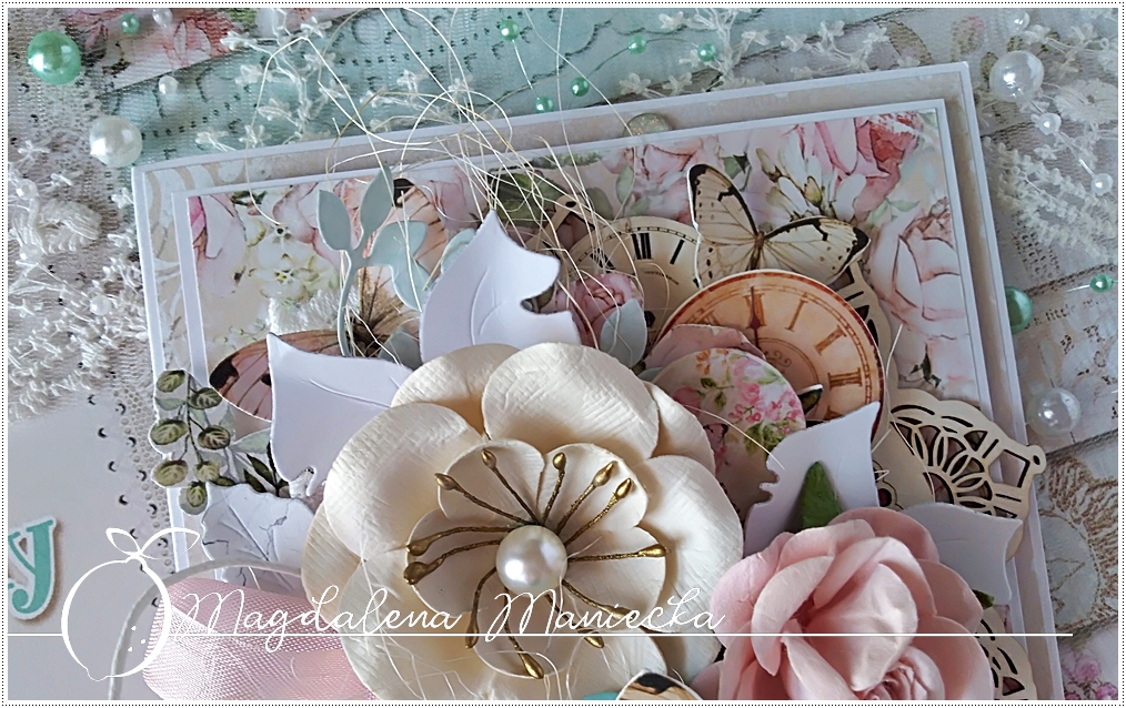 Kartka i exploding box w pastelach / A card and an exploding box in ...