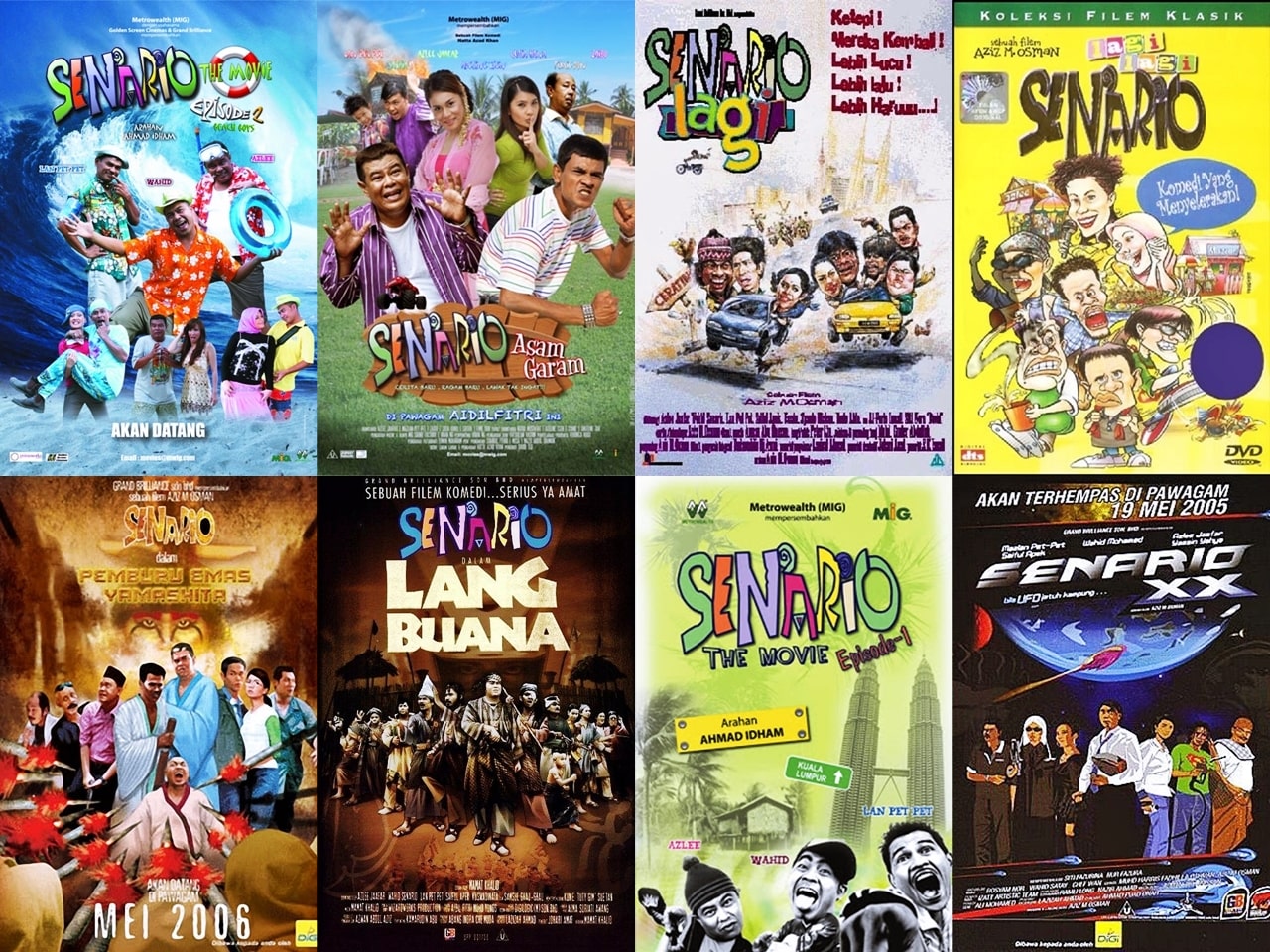 Masihkah Anda Ingat 10 Buah Filem Kumpulan Senario?