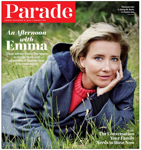Emma Thompson Magazine Photoshoot For Parade Magazine December 2013 ...