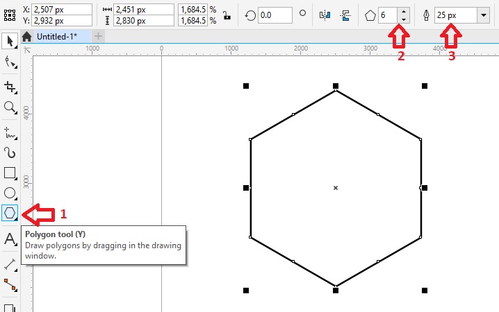 Membuat Geometric Line Art - Corel Draw - kamargrafis