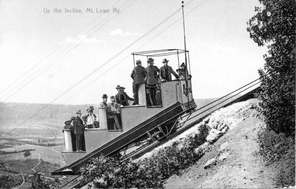 Amazing Vintage Photos of Passengers Riding Mount Lowe’s Cable Incline ...