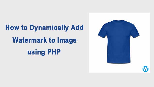 How to Add Watermark in Image using PHP | Webslesson