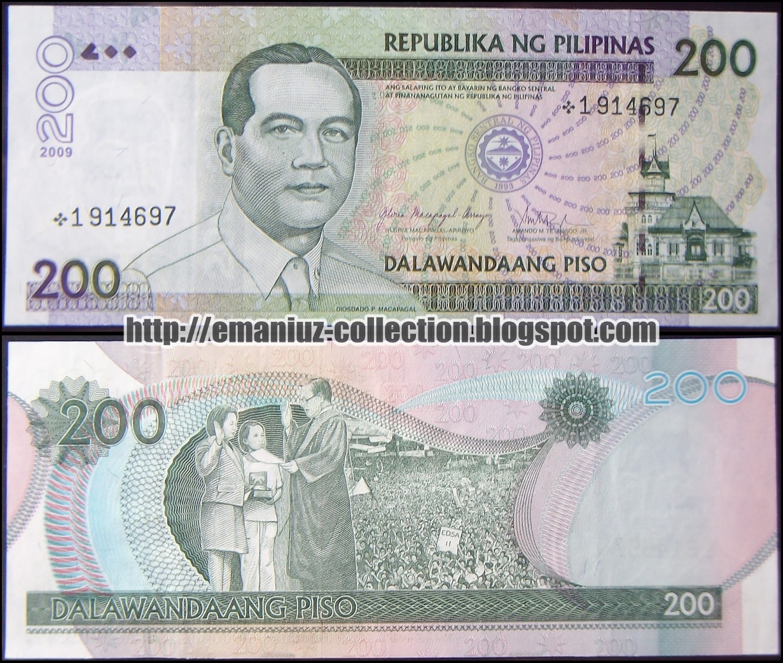 Banknote of the Philippines | 2001 BSP & New Design Series | Emaniuz ...