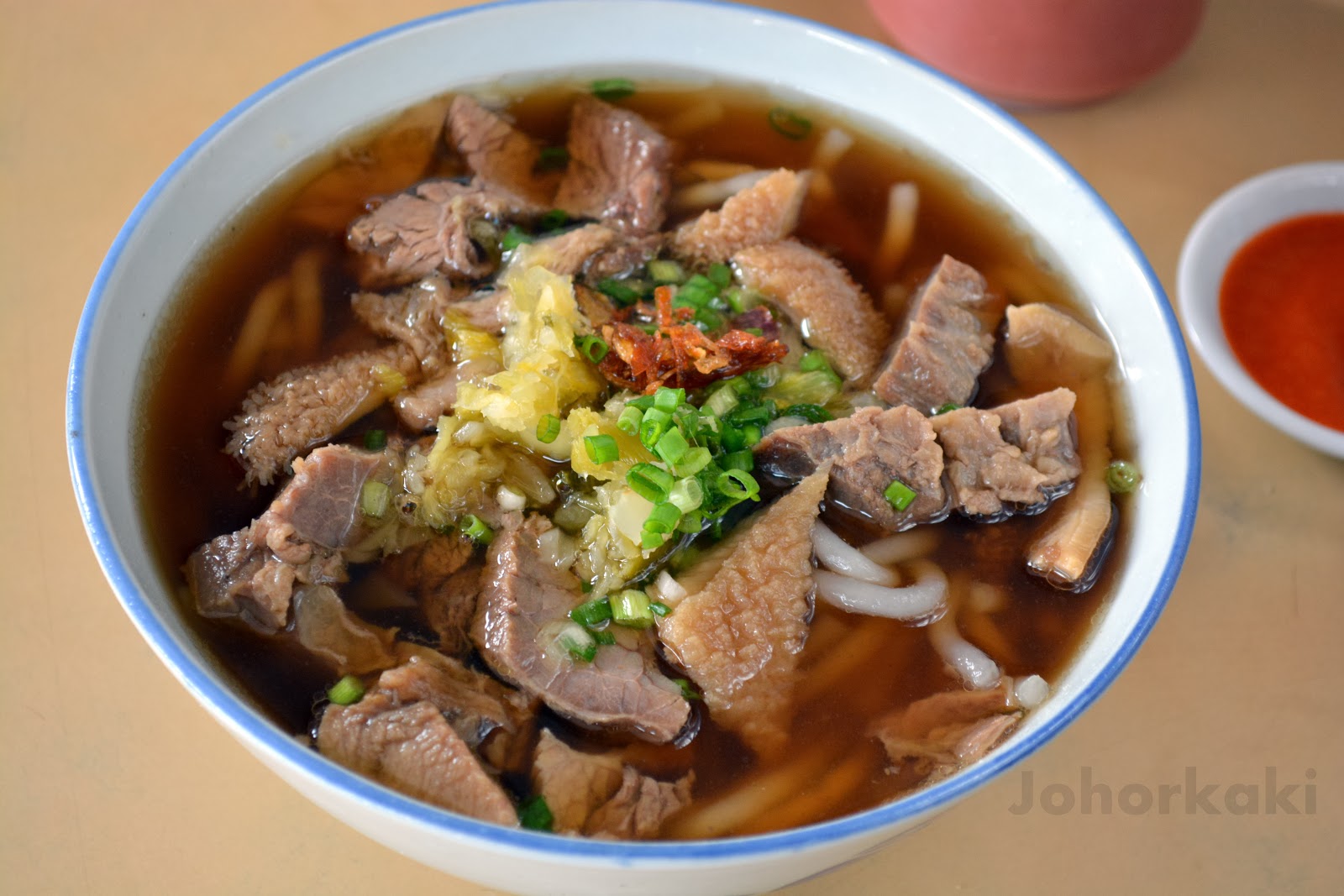 african desserts: Johor Tangkak Beef Noodles in Kluang, Johor
