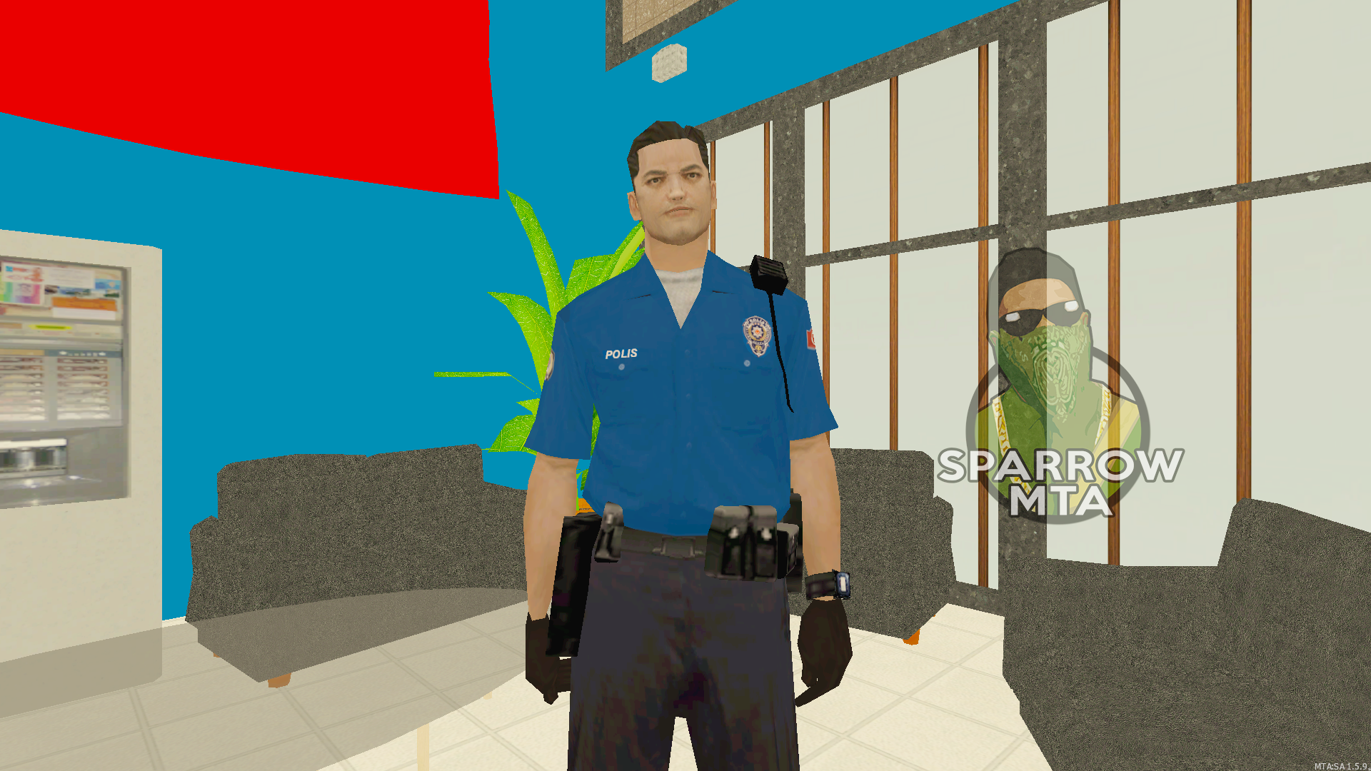 MTA SA Low Poly Polis Skin Scripti