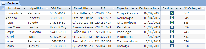 AutenTICo: BASE DE DATOS - MICROSOFT ACCESS