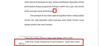 Cara Penulisan Footnote Ibid Op.Cit dan Loc.Cit