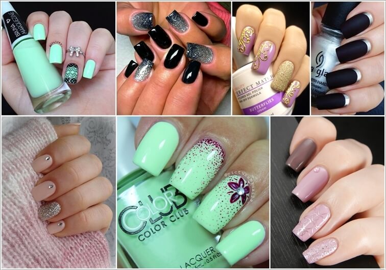 How to Do Two-Tone Nails Guide with Pictures ~ Tutorial ShowRoom