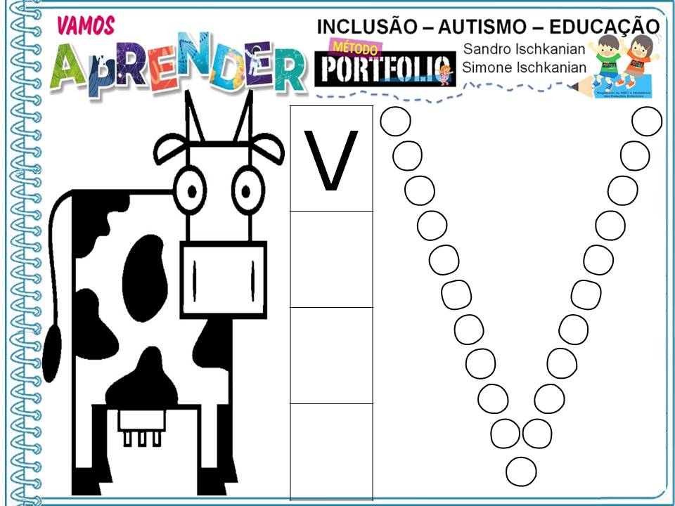 INCLUSÃO - AUTISMO E EDUCAÇÃO SIMONE HELEN DRUMOND: ATIVIDADES LETRA V ...