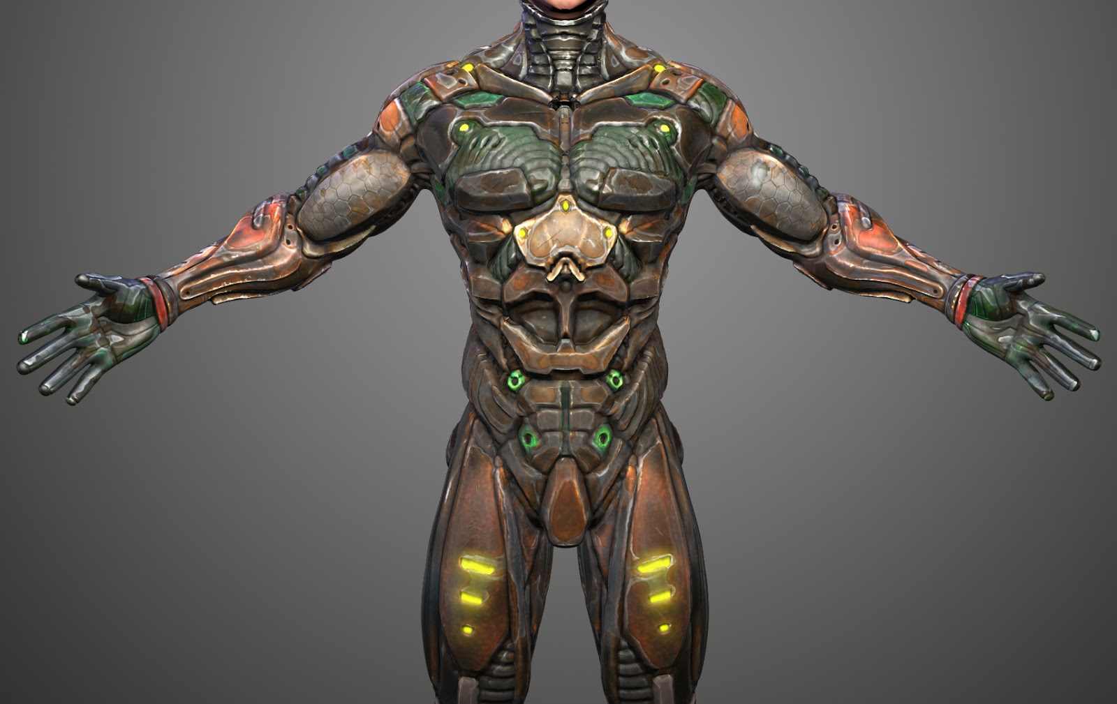 IND302 - Independant Study - ZBrush Anatomy: Week 12 - Nanosuit Design ...