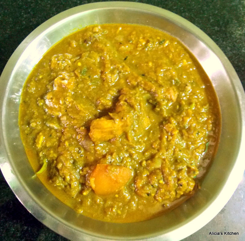 Antara's Kitchen: Chicken Dhanshak Recipe