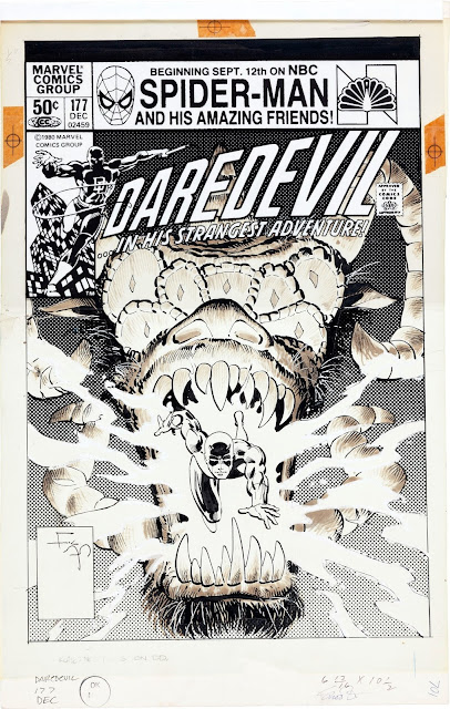 Marvel Comics of the 1980s: 1981 - Anatomy of a cover - Daredevil #177