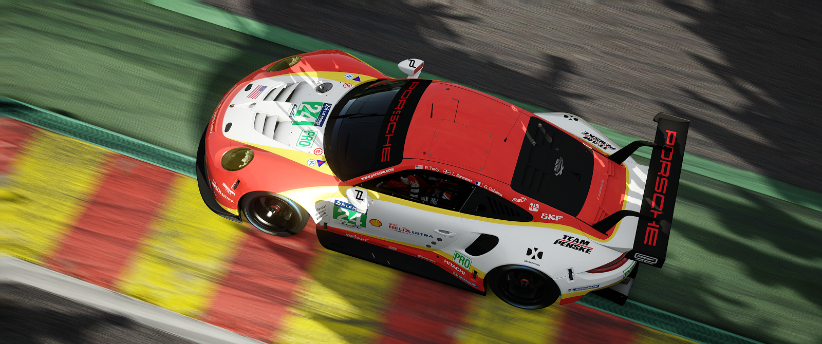 S.56 Design: Porsche 911 RSR Team Penske Shell #24