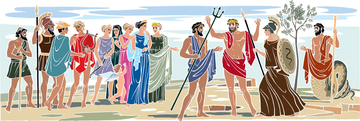 Μαγικό Καπέλο: Ο ΠΟΣΕΙΔΩΝΑΣ ΚΑΙ Η ΑΘΗΝΑ