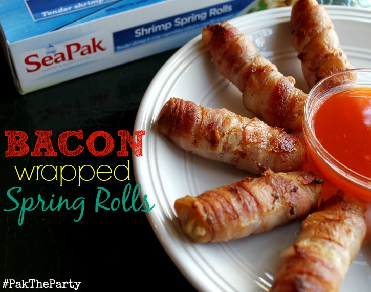 Hungry Harps: Bacon Wrapped Spring Rolls {Easy Holiday Appetizers that ...