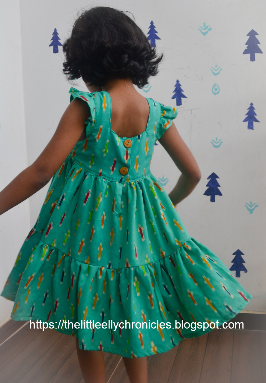 Positano Girls Dress Pattern by Little Lizard King - PDF Sewing Pattern