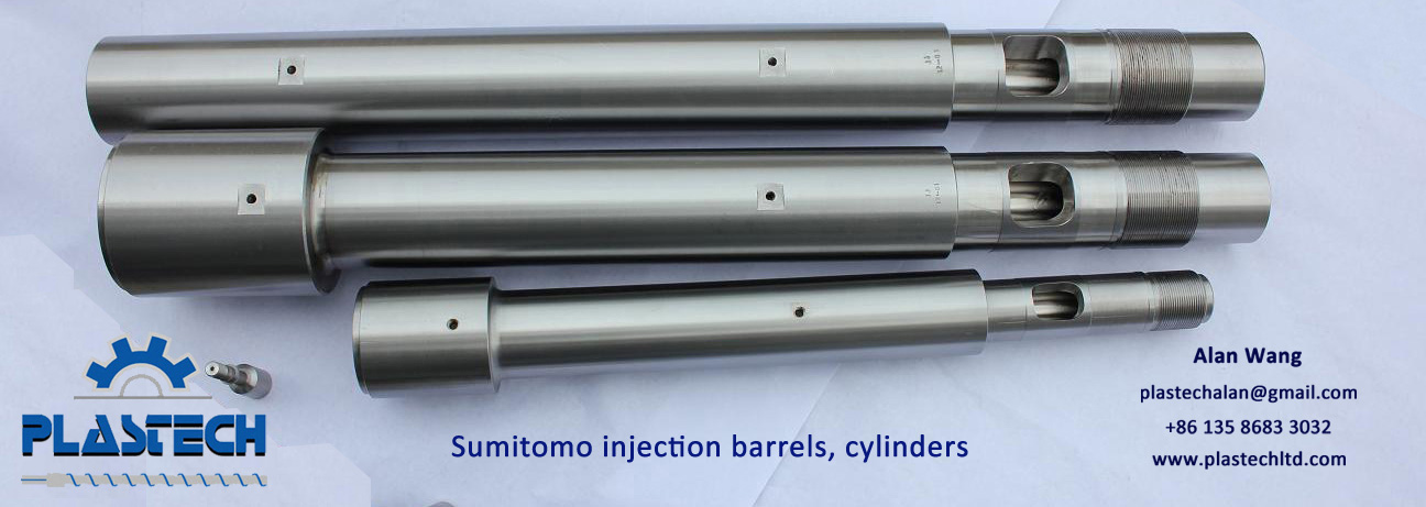 Sumitomo injection screws, barrels, cylinders, nozzles, screw tips and ...