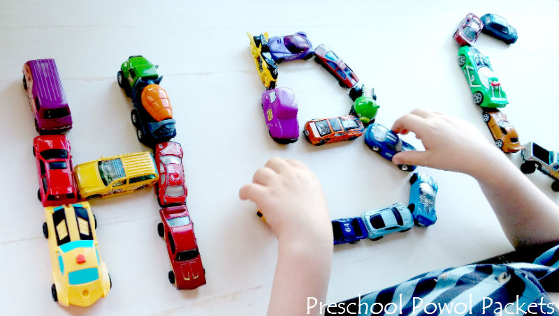 Learning Letters & Reading With Cars! | Preschool Powol Packets