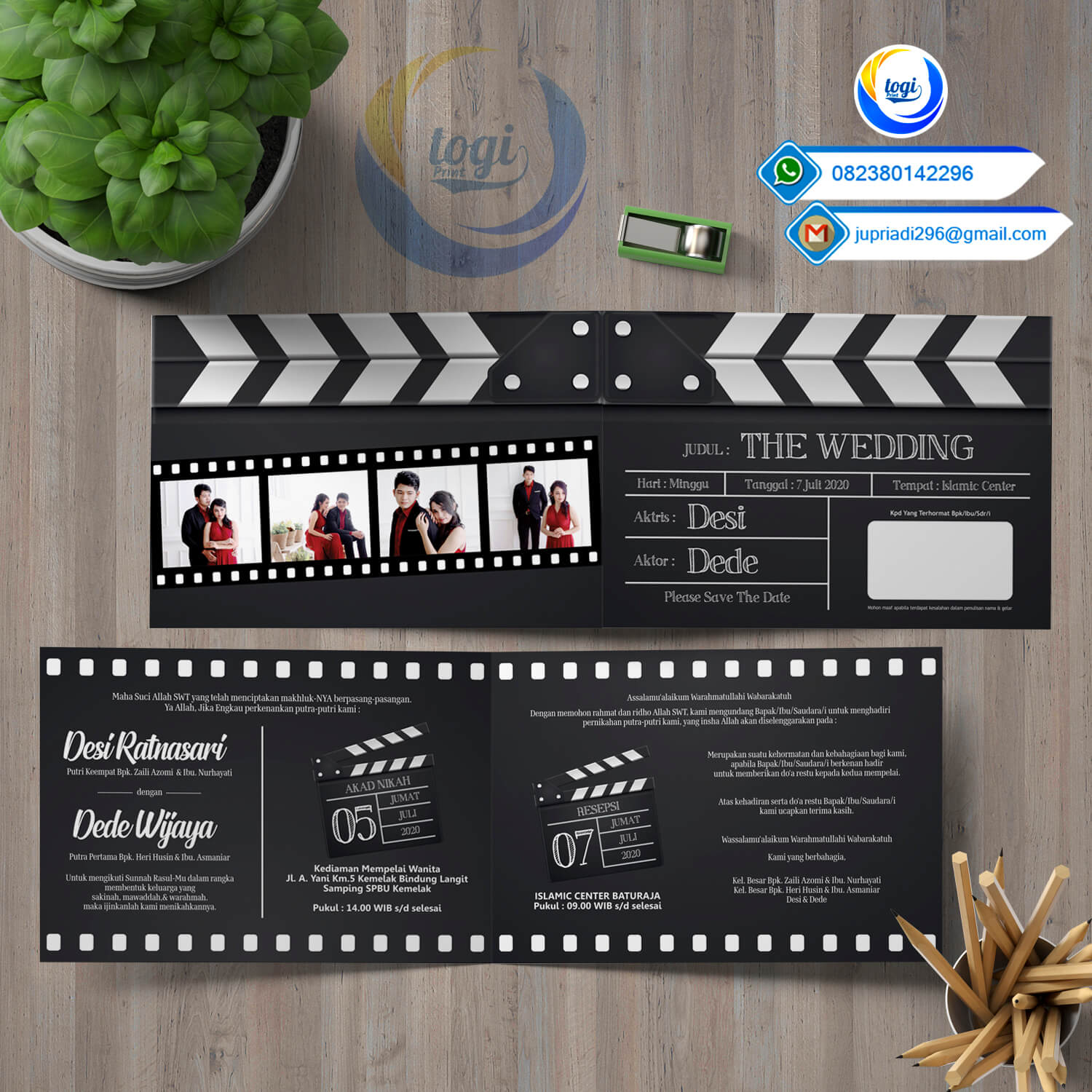 100 Download Template Desain Undangan Pernikahan Custome Elegan Cdr ...
