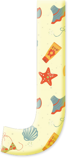 Abecedario de Verano. Summer Alphabet. - Oh my Alfabetos!