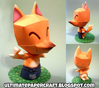 Animal Crossing Redd Papercraft | Papercraft Paradise | PaperCrafts ...